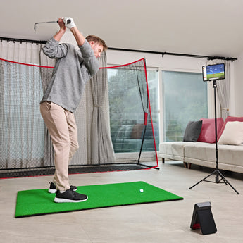 SC4 PRO Launch Monitor + 3D Driving Range Simulator – Voice Caddie