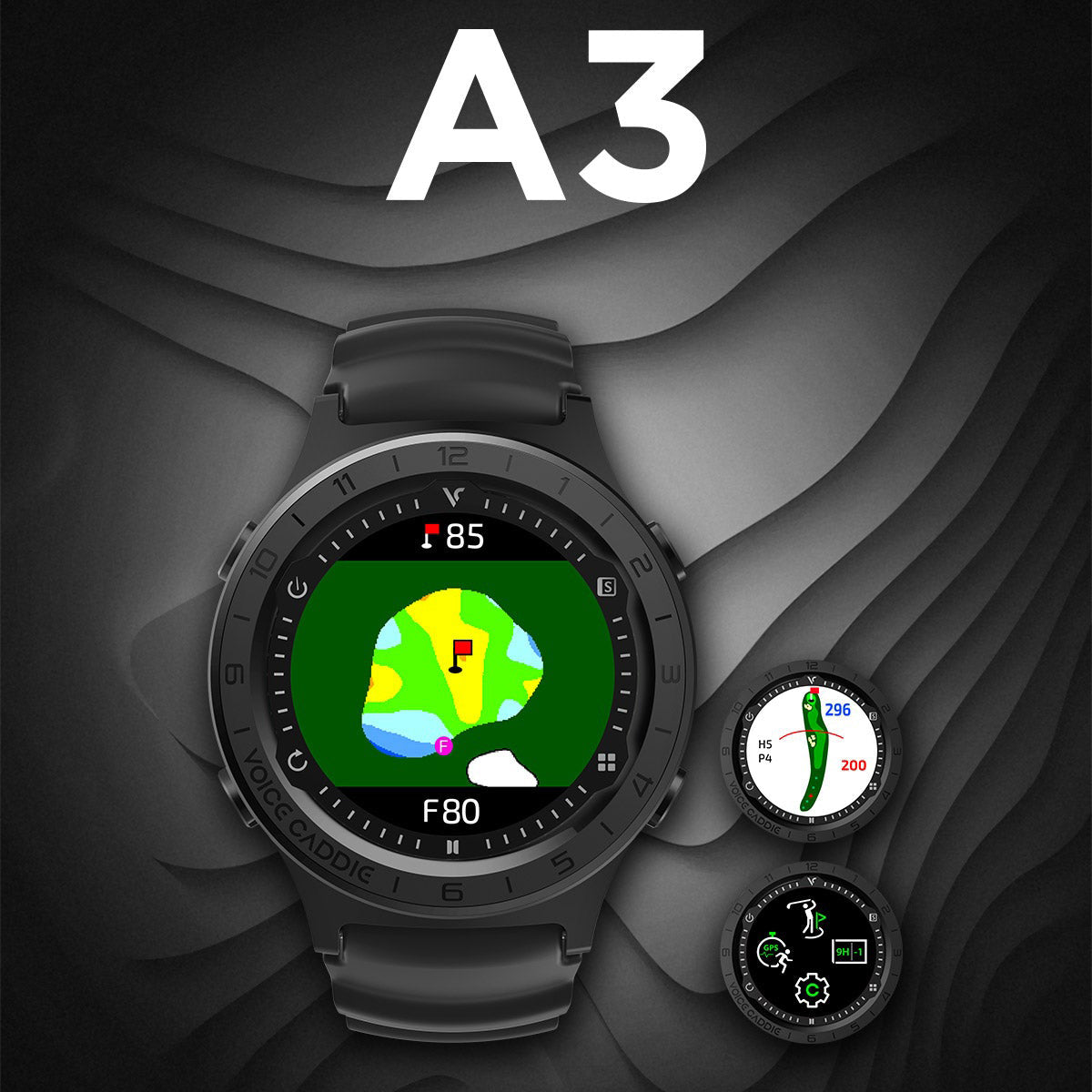 Voice Caddie A3 Golf GPS Watch with Slope