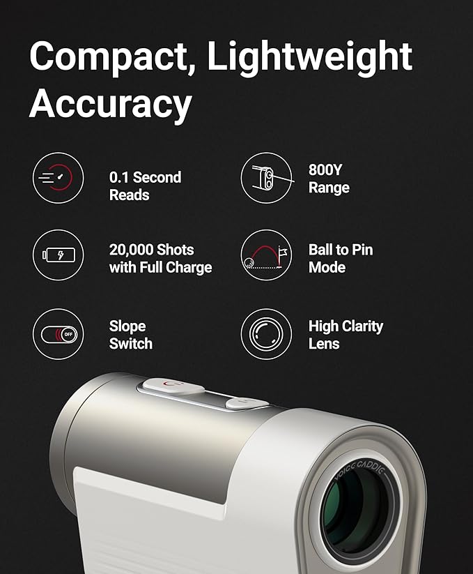 Laser Fit | Golf GPS Laser Rangefinder | Voice Caddie