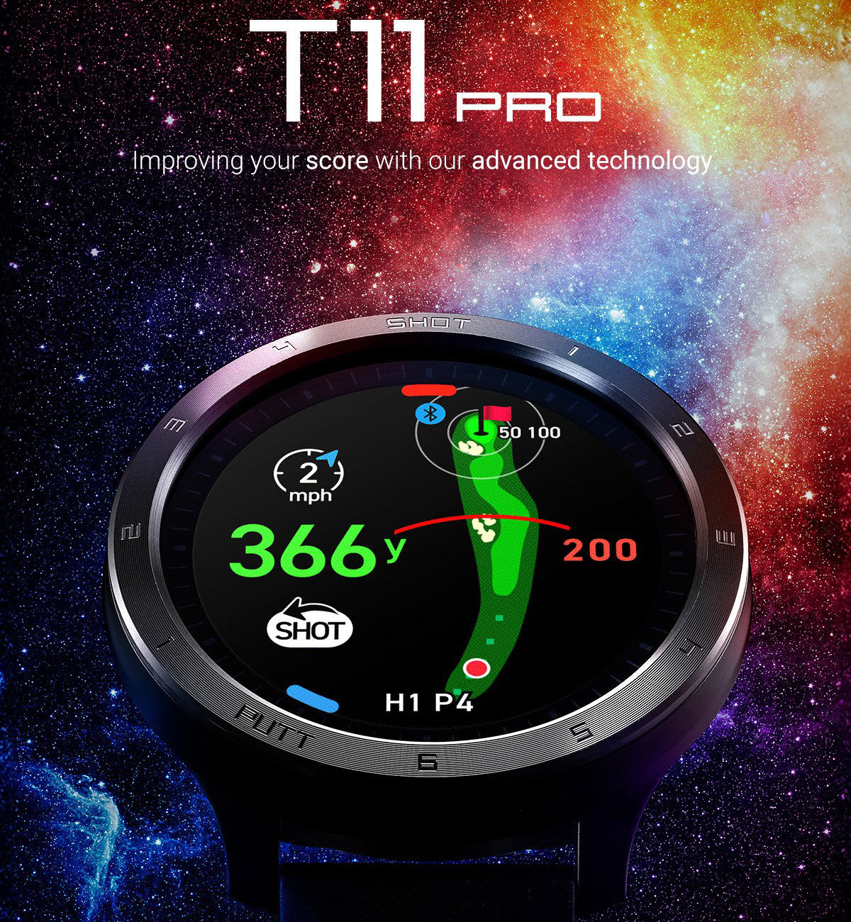 T11 Pro GPS Golf Watch | Voice Caddie