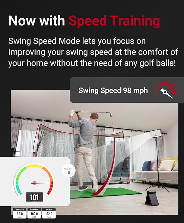SC4 PRO Golf Launch Monitor + Driving Range Simulator – Voice Caddie