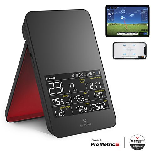 SC4 PRO Golf Launch Monitor + Driving Range Simulator – Voice Caddie