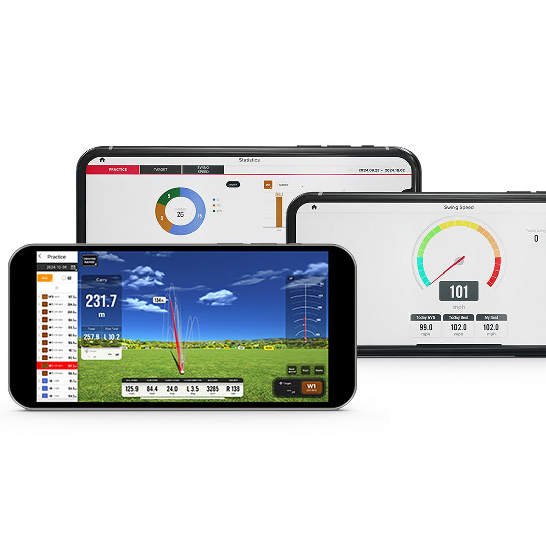 SC4 PRO Golf Launch Monitor + Driving Range Simulator – Voice Caddie