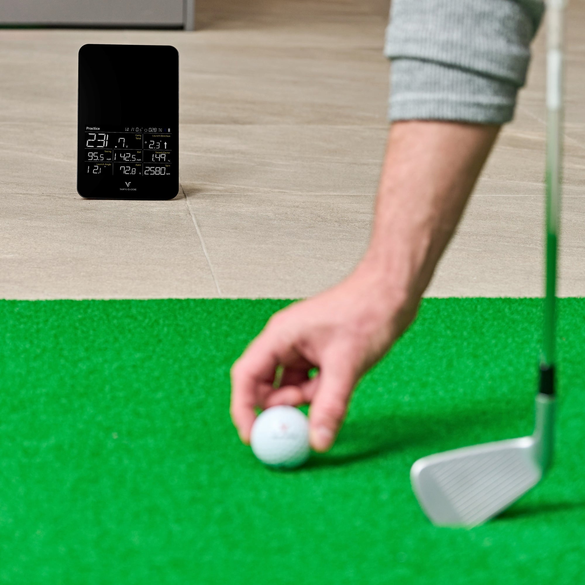 SC4 PRO Golf Launch Monitor + Driving Range Simulator – Voice Caddie